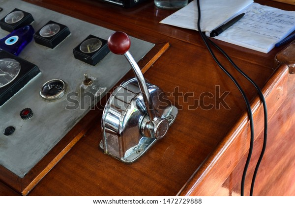 Control Panel Ship Steering Gear Stock Photo 1472729888 | Shutterstock