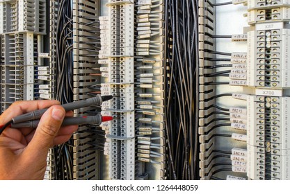 Control Panel Terminals Wires Inside View Stock Photo 1264448059 ...