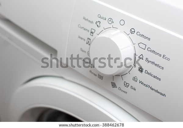 Control Panel Washing Machine Stock Photo (Edit Now) 388462678