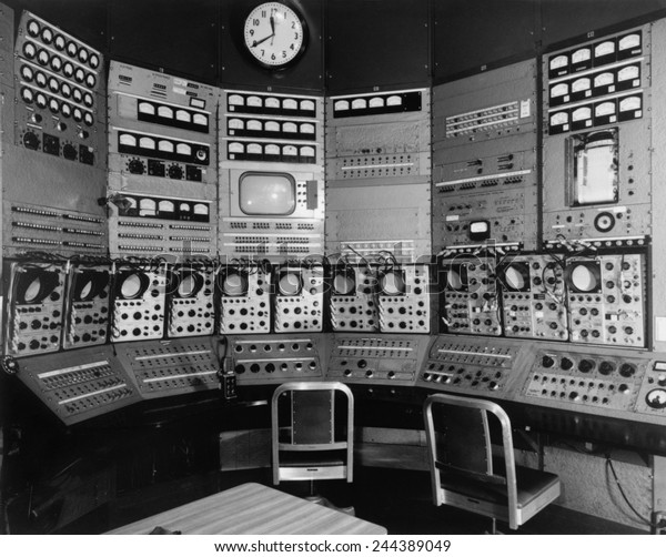 Control Room Bevatron Particle Accelerator University Stock Photo ... Control Room Bevatron Particle Accelerator University Stock Photo ...