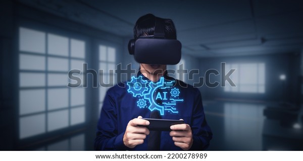 Control Work Command Artificial Intelligence Ai Stock Photo 2200278989 ...