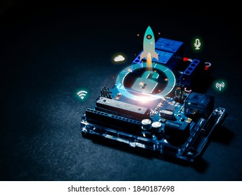 Arduino Control Broad Element Photo Infographic Stock Photo 1833786118 | Shutterstock