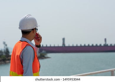 Controller Harbour Port Working Engineer Stock Photo (Edit Now) 1498698824