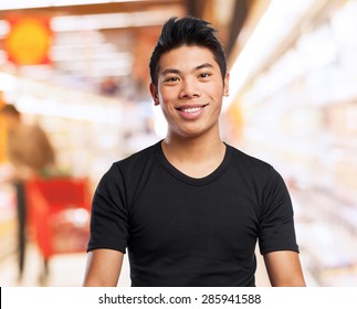 Cool Chineseman Standing Stock Photo 279880385 | Shutterstock