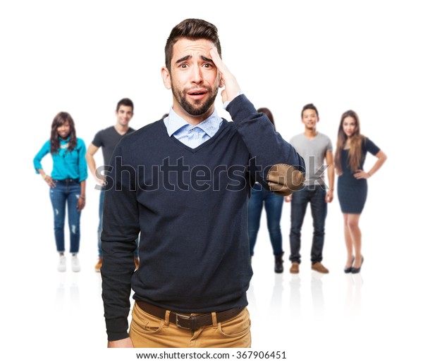 Cool Man Realizing Stock Photo 367906451 | Shutterstock