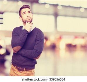 Cool Man Thinking Stock Photo 339056534 | Shutterstock
