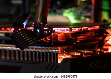 Cooler Processor Neon Light Led Light Stock Photo 1492980473 | Shutterstock