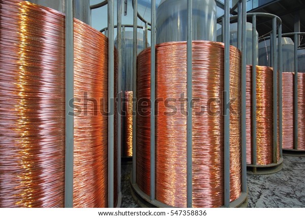 Copper Wire Bobbin Stock Photo (Edit Now) 547358836
