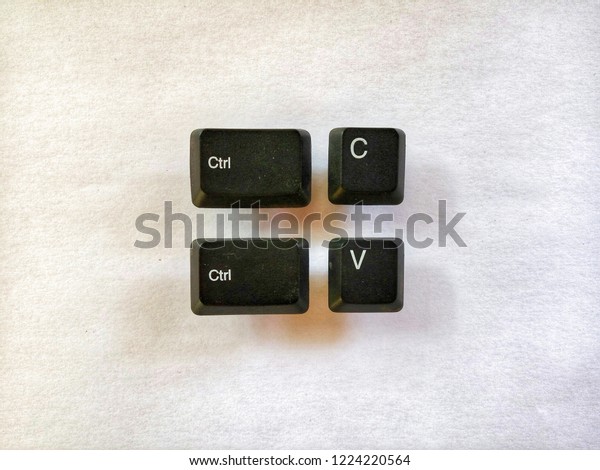 Copy Paste Ctrl C Ctrl V Stock Photo 1224220564 | Shutterstock