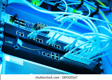 Core Switch Technology Network Room Place Foto Stok 289320167 ...