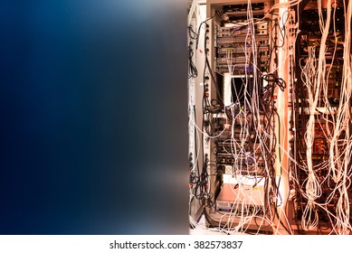 Core Switch Technology Network Room Place Stock Photo 382573837 ...