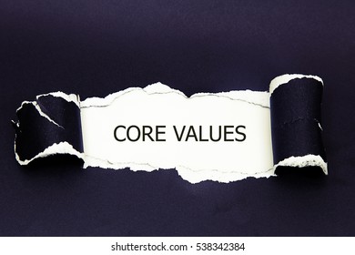 Conclusion Message Written Under Torn Paper Foto stock 538438513 ...