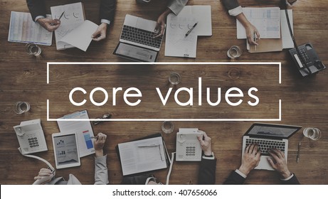 Core Values Principles Morals Concept Stock Photo (Edit Now) 407656066