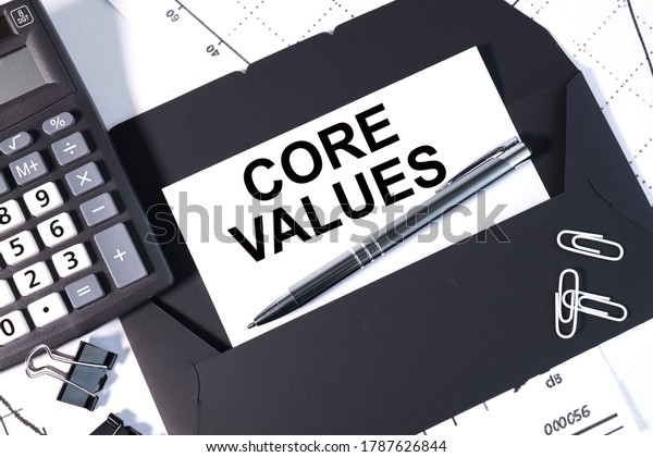 Core Values Text On White Sheet Stock Photo 1787626844 | Shutterstock