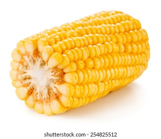 Corn On Cob Kernels Isolated Clipping Stock Photo (Edit Now) 254825512