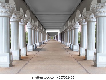 Corridor Columns Stock Photo 257352403 | Shutterstock