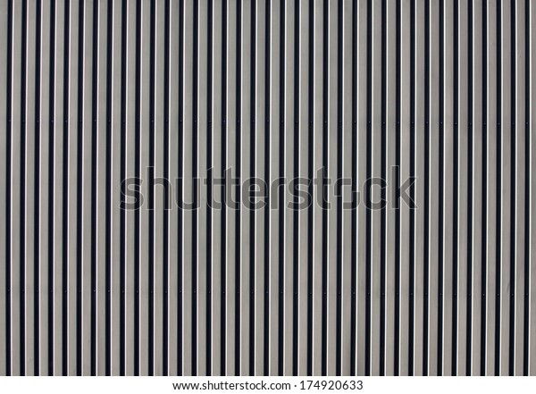 Corrugated Metal Texture Surface Pattern Image Stock Photo 174920633 ...