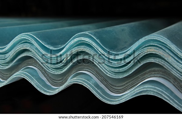 Corrugated Sheets Made Plastic Stock Photo 207546169 | Shutterstock