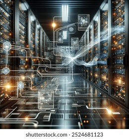 Ai Data Center Supply Chain Future AI-generated image 2476641743 ...