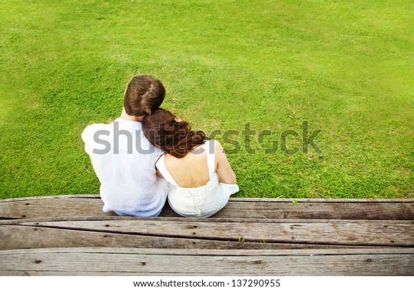 Couple Back Stock Photo (Edit Now) 137290955