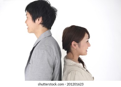 Couple Having Their Backs One Another Stock Photo 201201623 | Shutterstock