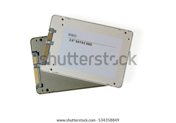 Couple Solid State Sata Drives On Foto de stock 534358849 | Shutterstock