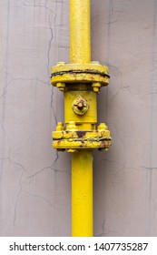 Coupling Pipe Docking Gate Valve On Stock Photo (Edit Now) 1407735287