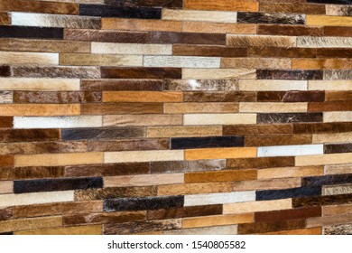 Cowhide Rug Leather Patchwork Texture Background Stock Photo 1540805582 ...