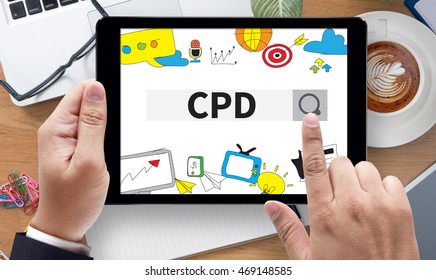 Cpd Continuing Professional Development On Tablet Stock Photo 469148585 ...