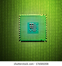 Cpu Computer Metal Background Stock Photo 176581058 | Shutterstock