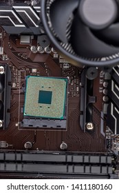 Cpu Personal Computer Top View Motherboard Stock Photo 1411180160 ...