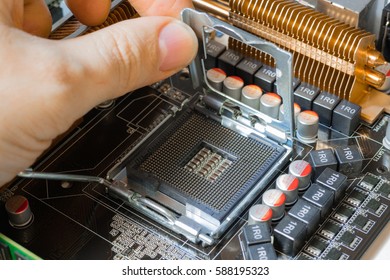 Cpu Socket Opening Stock Photo 588195323 | Shutterstock