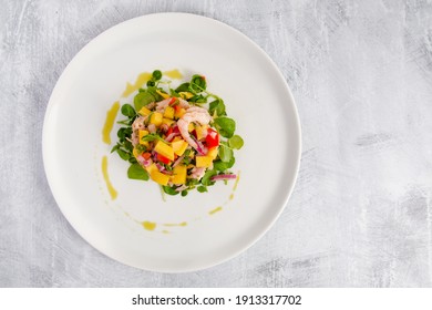 Crab Prawn Avocado Stack Mango Salsa Stock Photo 1913317702 | Shutterstock