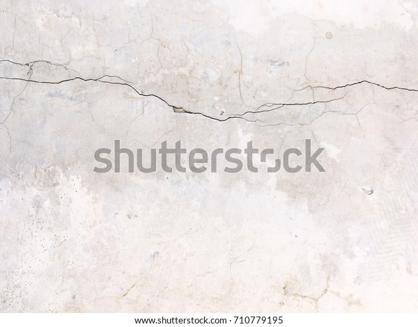 Crack Concrete Wall Texture Floor Background Stock Photo 710779195 ...