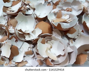 Cracked Egg Shell Texture Concept Food Stock Photo 1141529414 ...