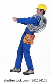 619 Man pulling something Images, Stock Photos & Vectors | Shutterstock