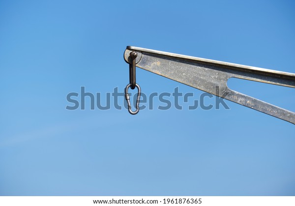 Crane Hook Lifting Loop Close Shipbuilding Stock Photo 1961876365 ...