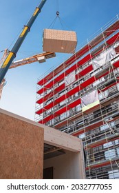 Free Stock Photo of A crane lifting a wooden structure | Download Free ...