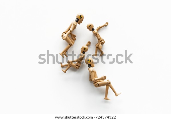 Crash Test Models Falling Down Stock Photo 724374322 | Shutterstock