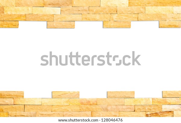 Crashed Brick Wall Texture On White Stock Photo 128046476 | Shutterstock