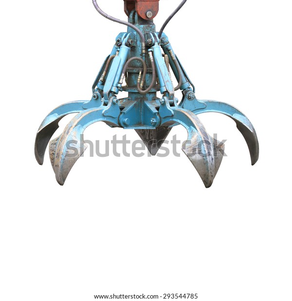 Crawler Crane Attached Clamp Shell Bucket Stock Photo (Edit Now) 293544785