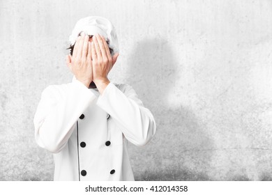 Crazy Chef Surprised Expression Stock Photo (Edit Now) 412014358