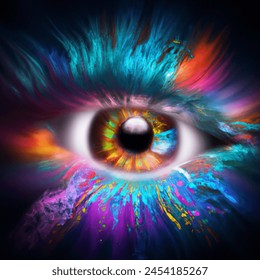 Eye Pupil Made Diamond AI-generated image 2463275305 | Shutterstock
