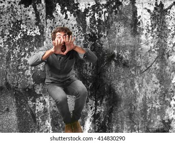 Crazy Man Angry Expression Stock Photo 414830290 | Shutterstock