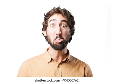 Crazy Manfunny Expression Stock Photo 404050762 | Shutterstock