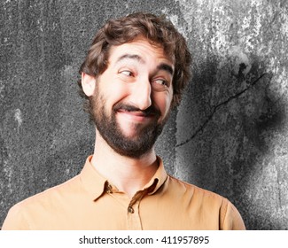 Crazy Manfunny Expression Stock Photo 411957895 | Shutterstock