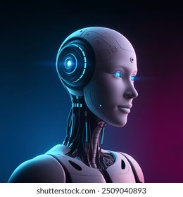 Create Hyper Realistic Robot Artificial Intelligence AI-generated image ...