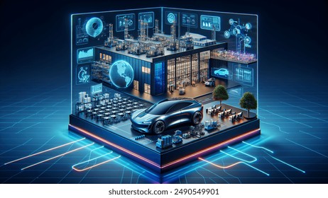 Explore How Generative Ai Revolutionizing Automotive AI-generated image ...