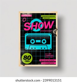 1980s Pop Rock Themed Restaurant Menu AI-generated image 2540578943 ...