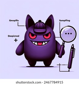 Create 3d Manga Character Ectoplasma Pokemon AI-generated image ...
